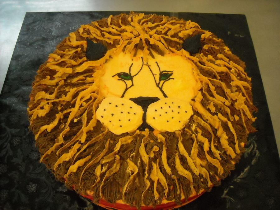 Lion Cake - CakeCentral.com