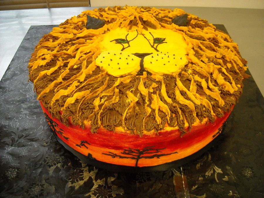 Lion Cake - CakeCentral.com