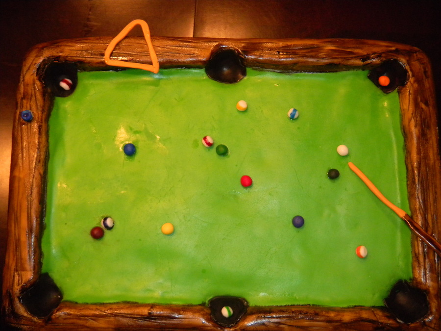 Pool Table - CakeCentral.com