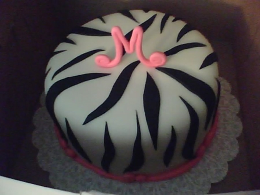 Zebra Cake - CakeCentral.com