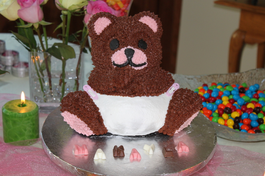 Baby Shower Bear - CakeCentral.com