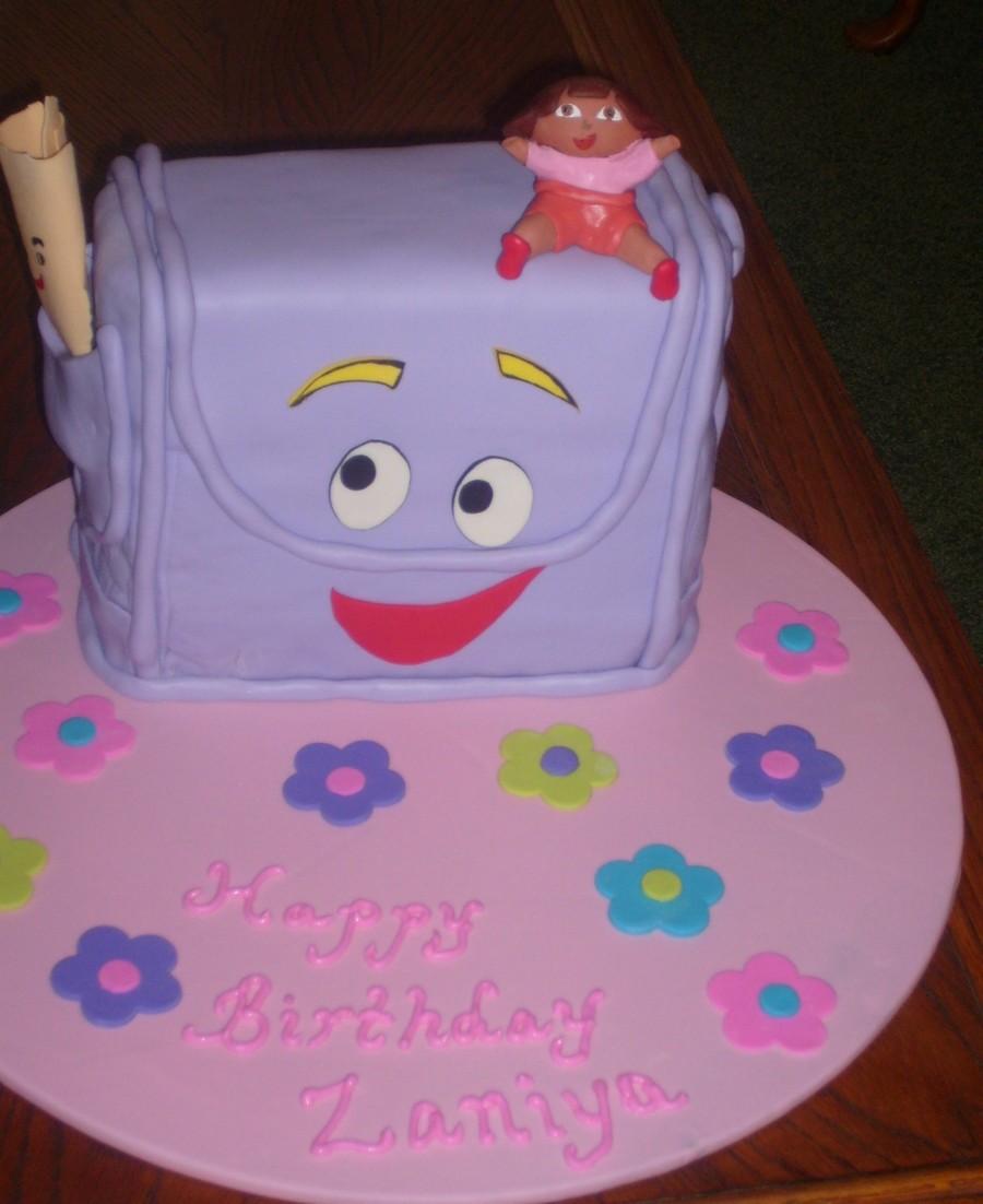 Dora's Backpack - CakeCentral.com
