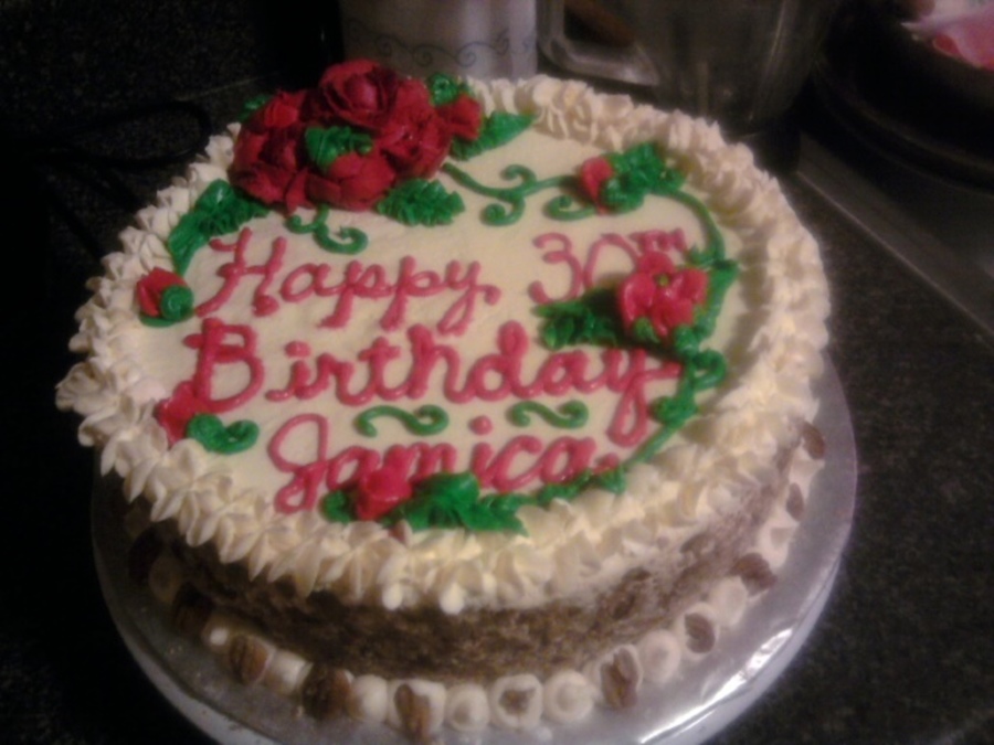Red Velvet Birthday Cake - CakeCentral.com