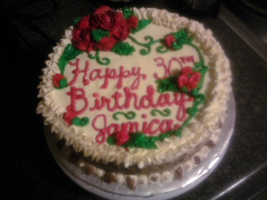 Red Velvet Birthday Cake - CakeCentral.com
