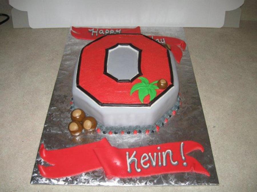 Ohio State Cake - CakeCentral.com