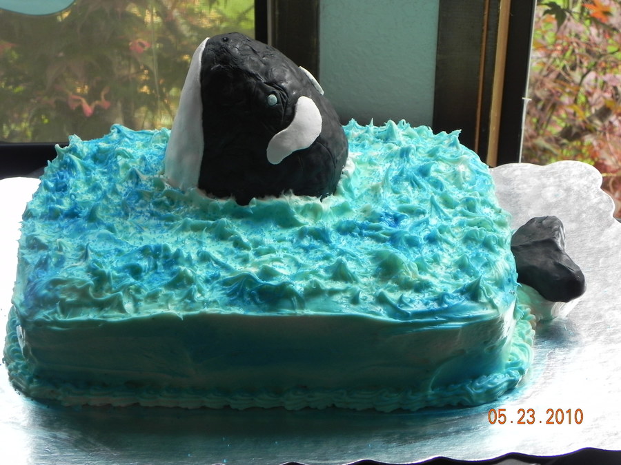 Orca Cake - CakeCentral.com