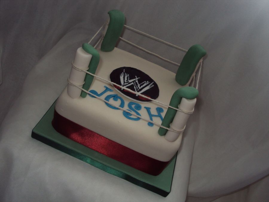 Wwe Wrestling Ring Birthday Cake - CakeCentral.com