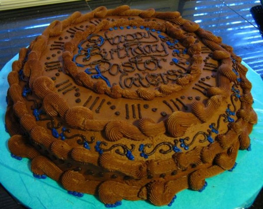 Pastor Birthday Cake - CakeCentral.com