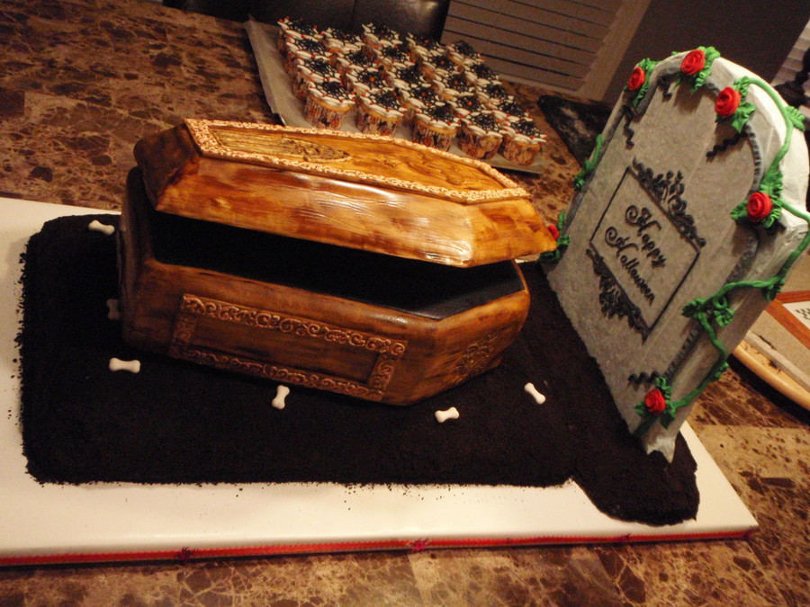 Coffin Cake - CakeCentral.com