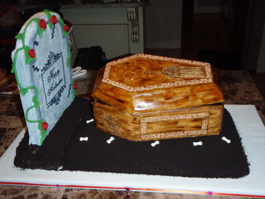 Coffin Cake - CakeCentral.com