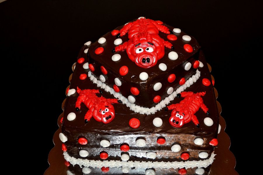 Razorback Birthday Cake - CakeCentral.com