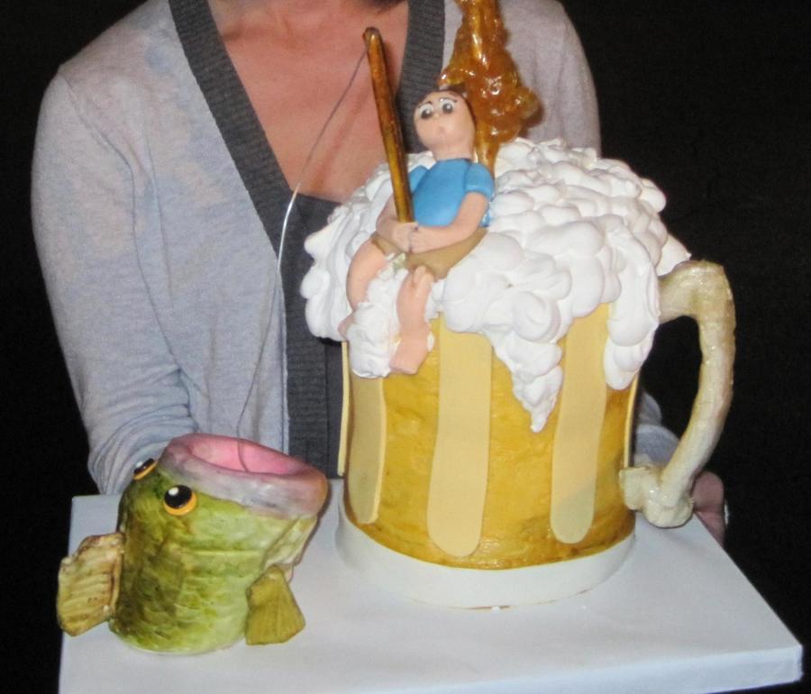 Beer And Fishing - CakeCentral.com
