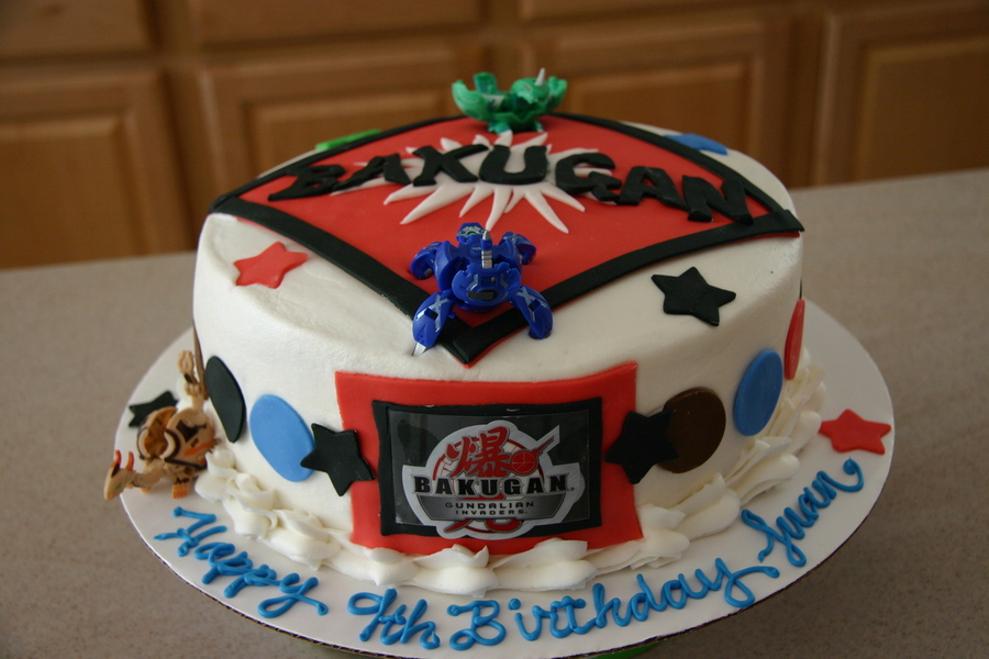 Bakugan Birthday Cake - CakeCentral.com