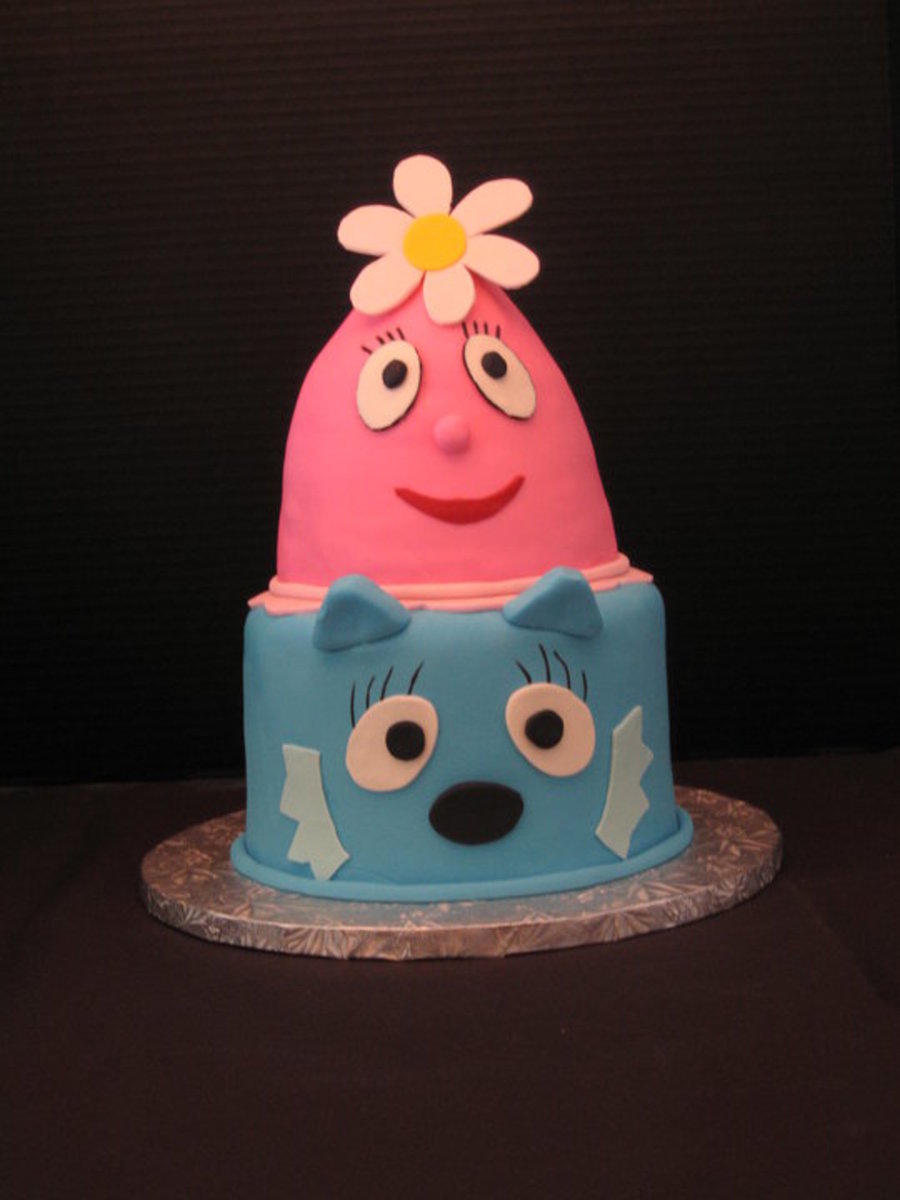 Yo Gabba Gabba Foofa & Toodee - CakeCentral.com