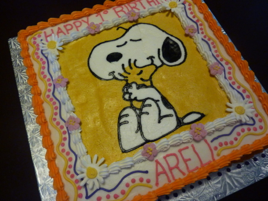 Snoopy And Woodstock - CakeCentral.com