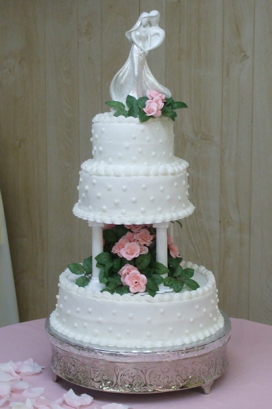 Red Velvet Wedding Cake - CakeCentral.com