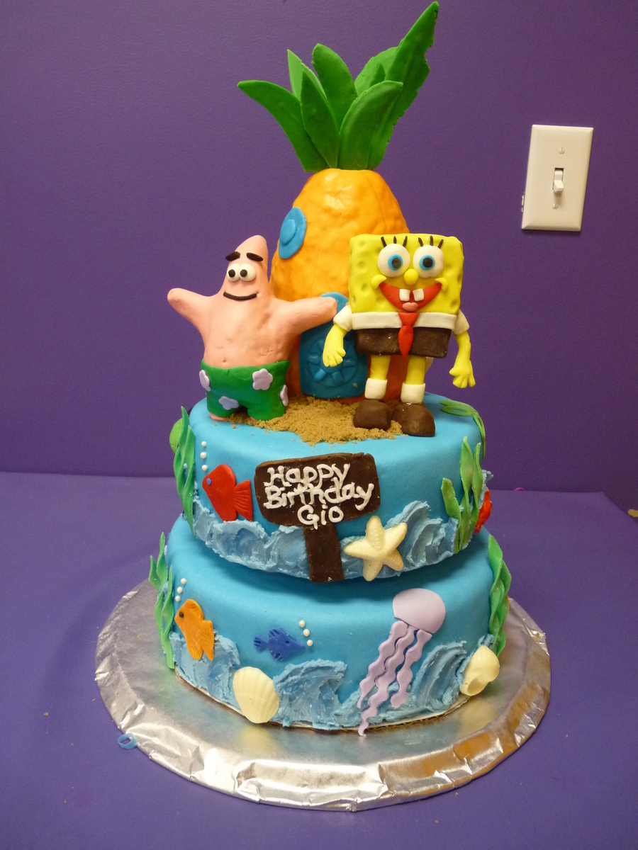 Sponge Bob Cake - CakeCentral.com