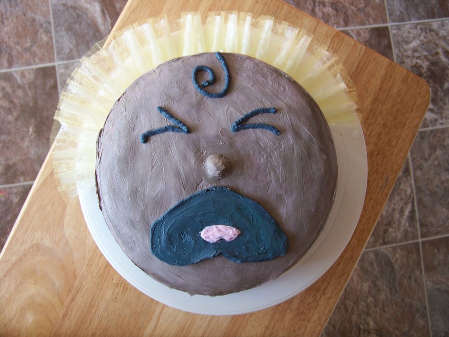 Crying Baby Cake - CakeCentral.com