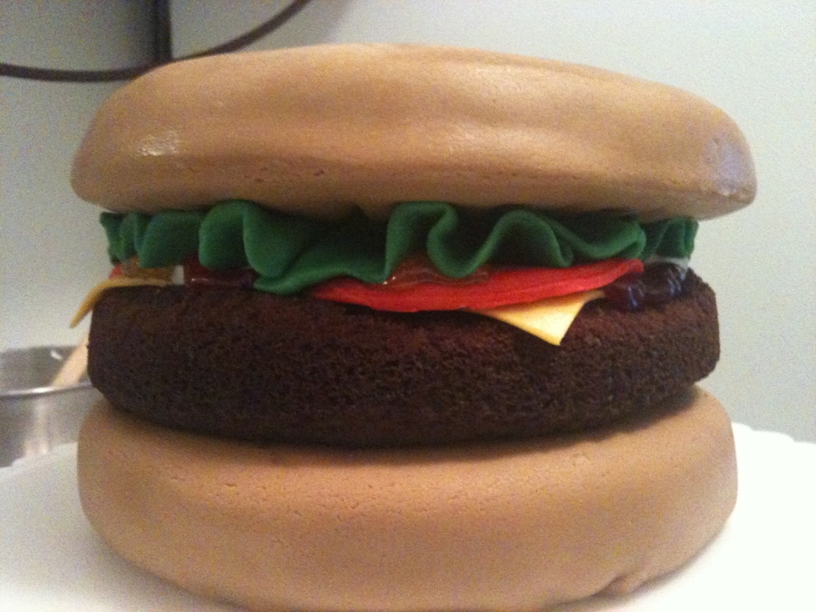 The Burger Cake - CakeCentral.com