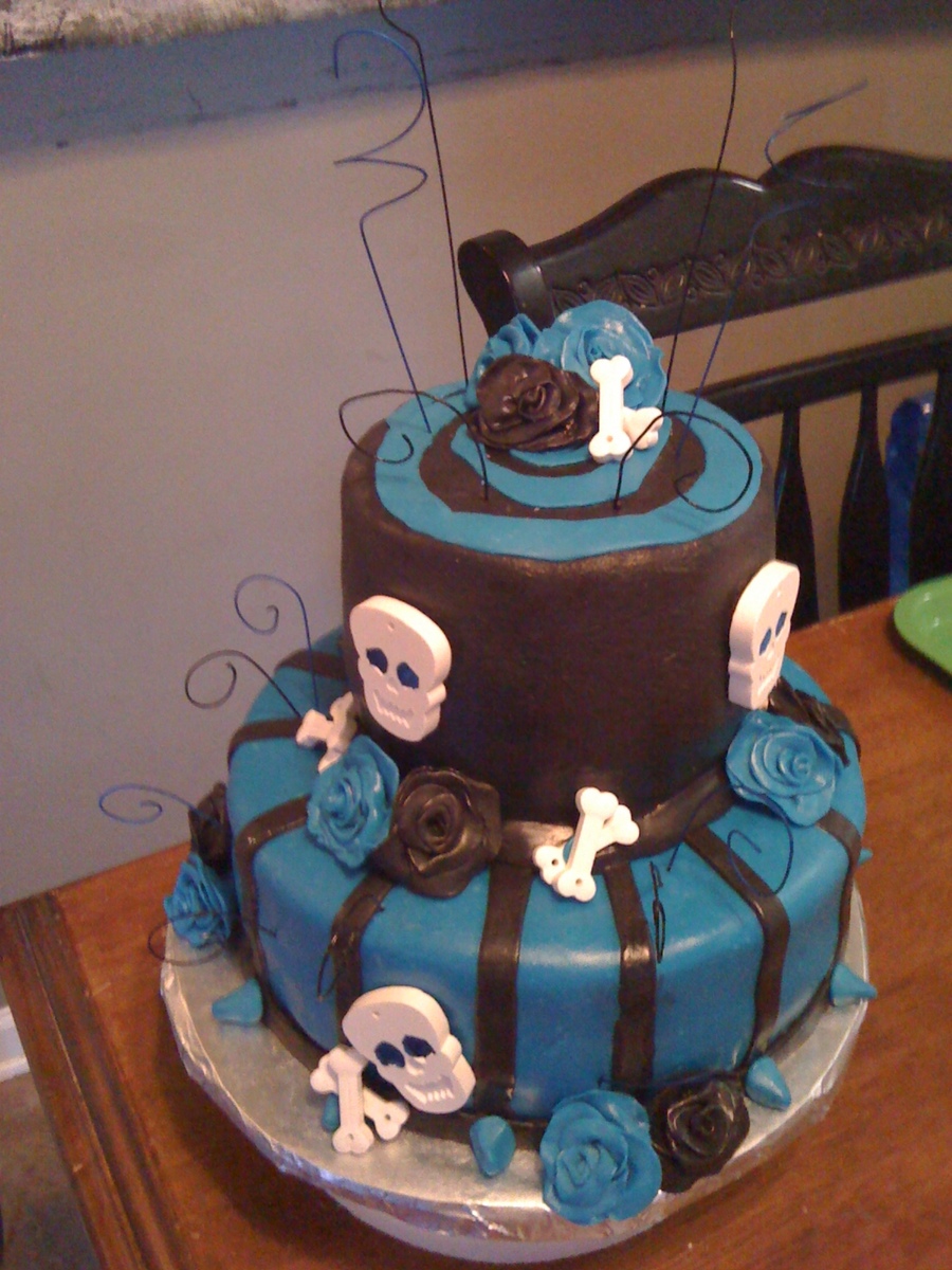 Dark Birthday - CakeCentral.com