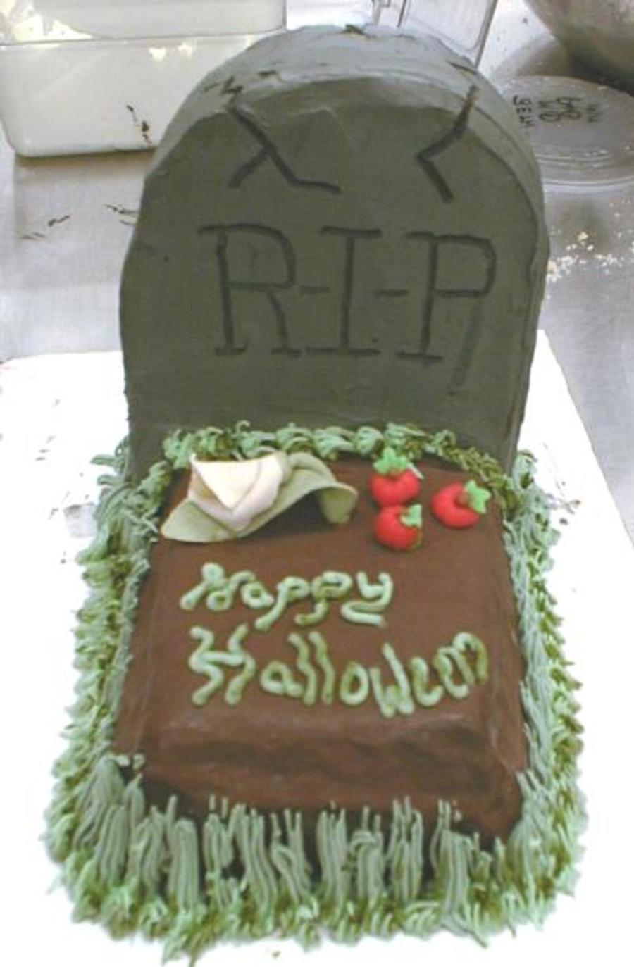 Tombstone Cake - CakeCentral.com