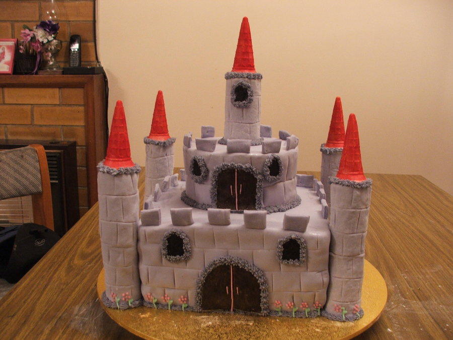 Purple Castle - CakeCentral.com