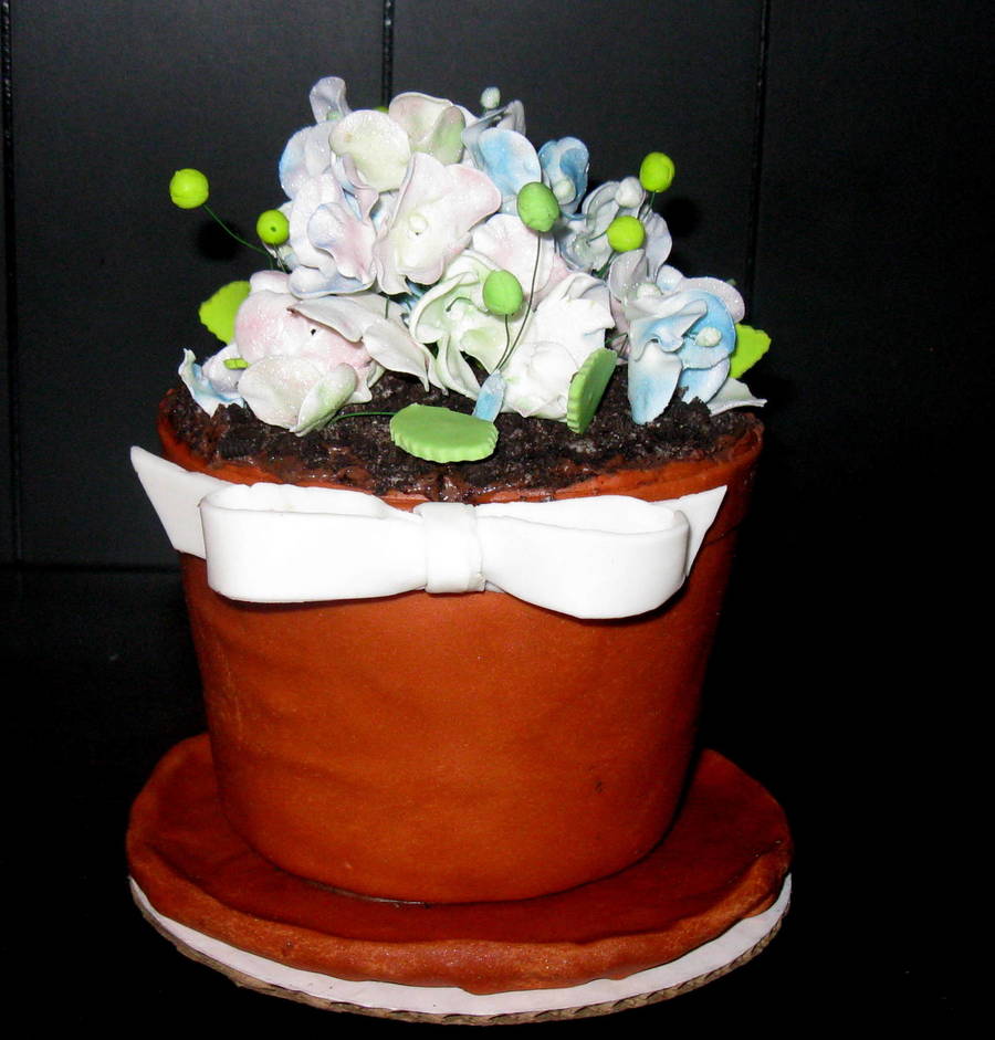 Flower Pot - CakeCentral.com