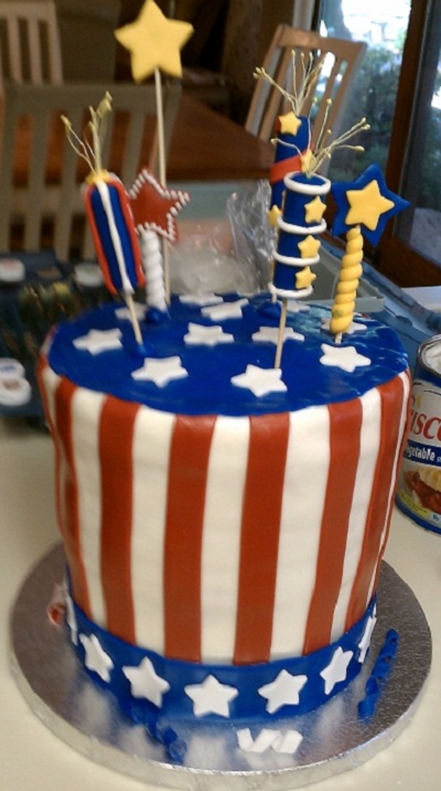 4Th Of July Uncle Sam Top Hat - CakeCentral.com