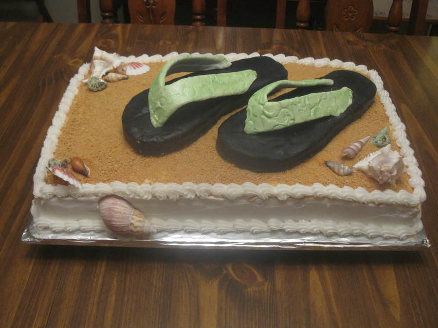 Flip Flop Cake - CakeCentral.com