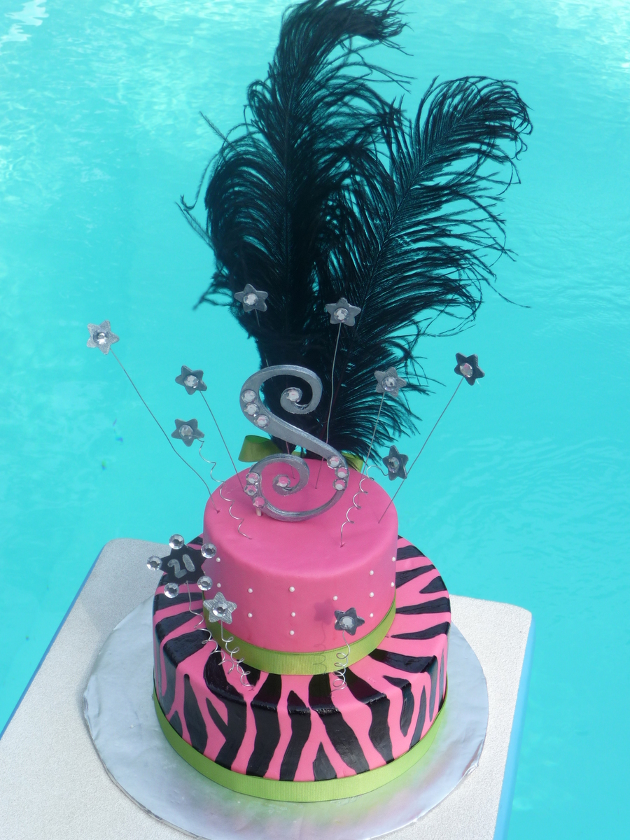 Pink Zebra Cake - CakeCentral.com