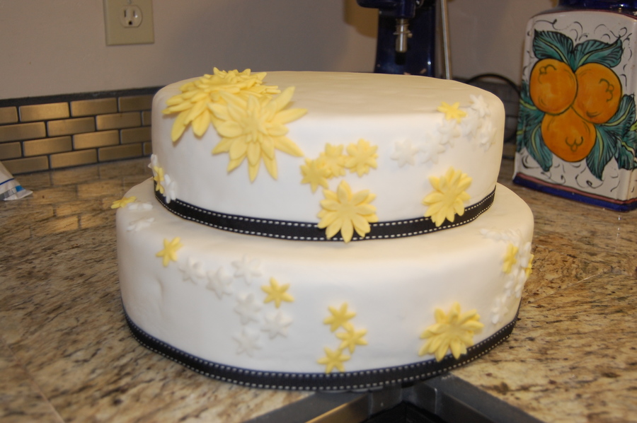 Practice Wedding Cake - CakeCentral.com