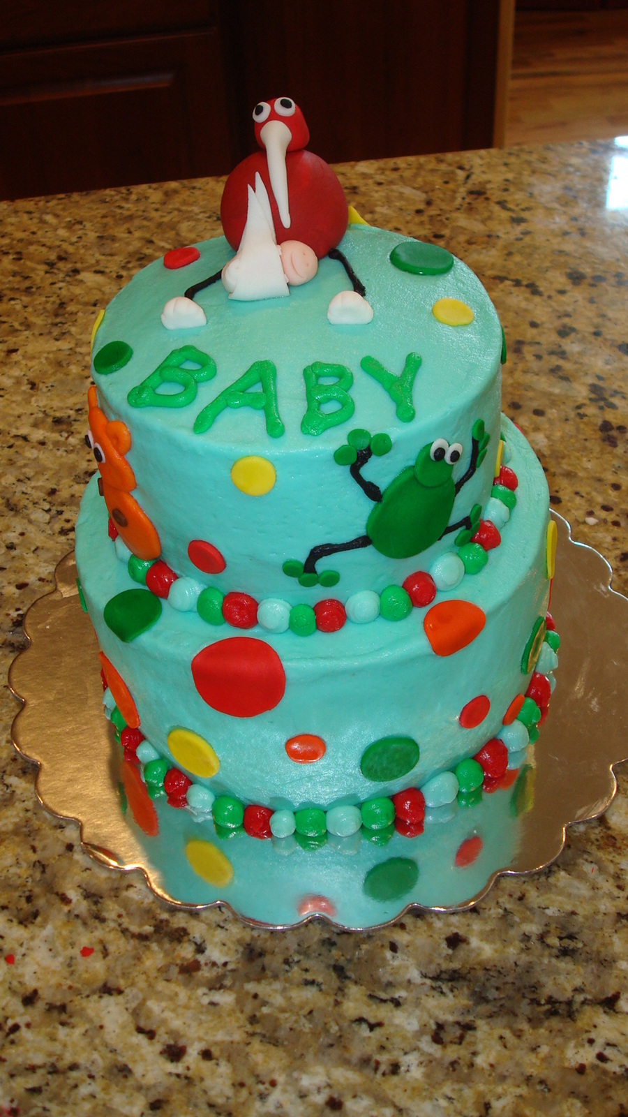 Dodo Baby Shower Cake - CakeCentral.com
