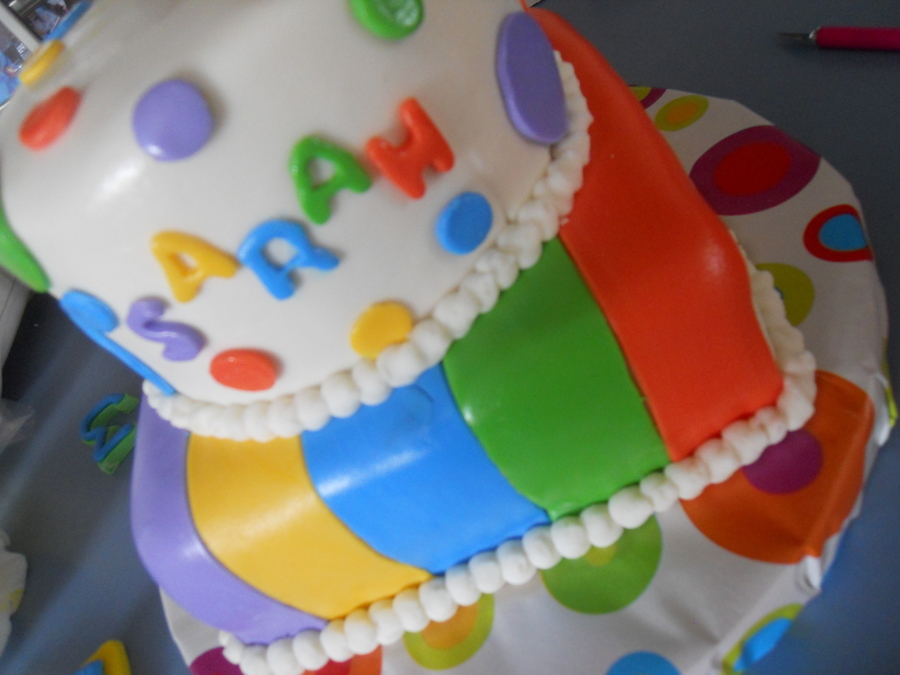 Stripes & Dots - CakeCentral.com