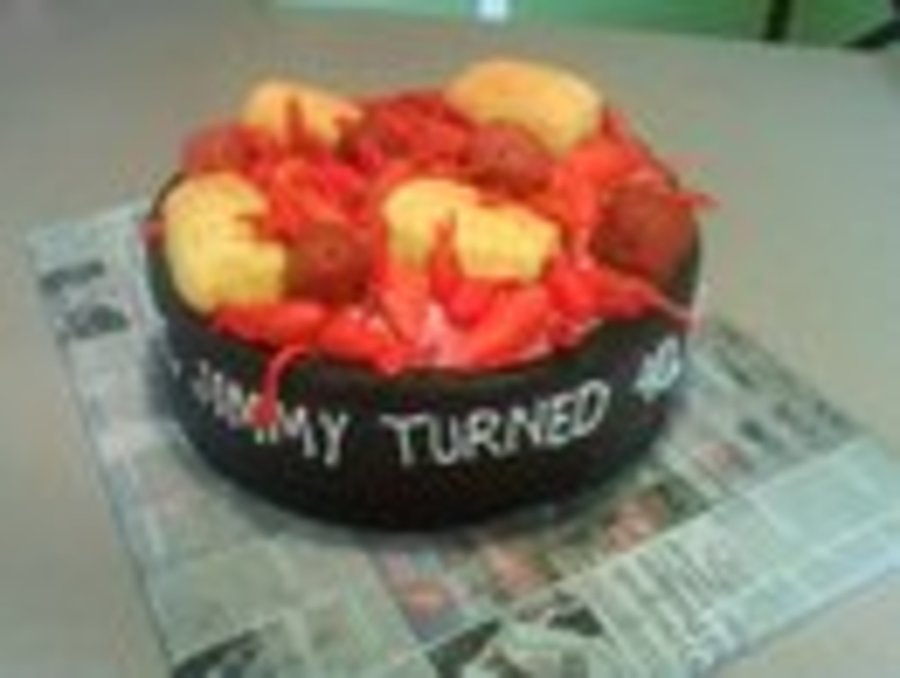 Crawfish Cake - CakeCentral.com