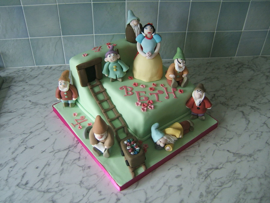 Snow White Cake - CakeCentral.com