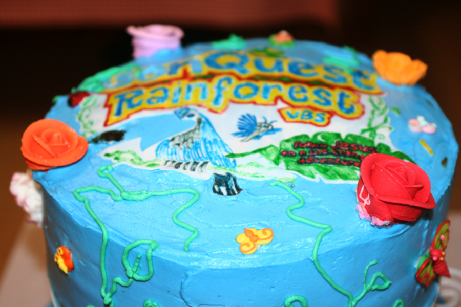 Sonquest Rainforest Vbs Cake - CakeCentral.com