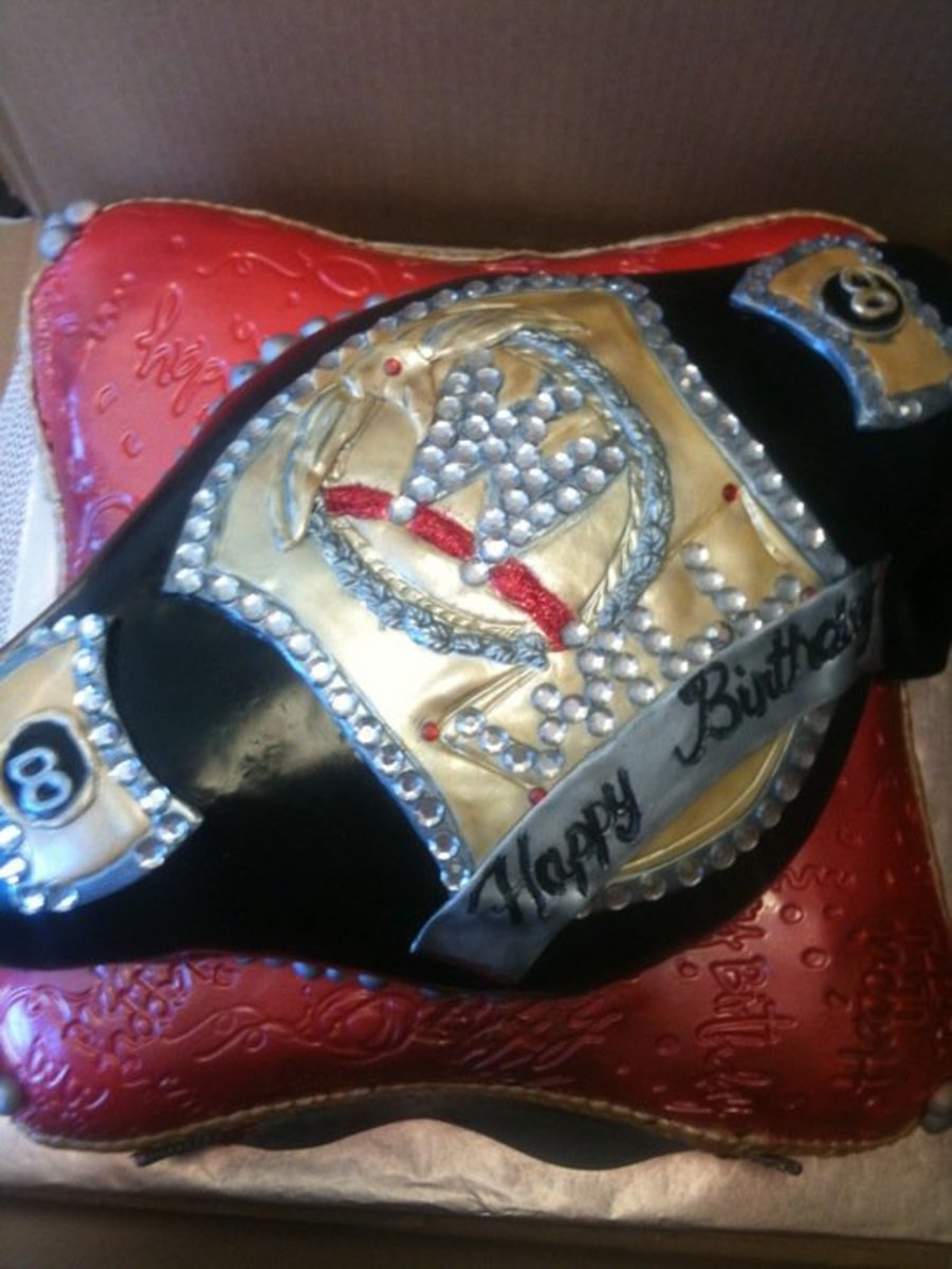 Wwe Championship Belt Cake - CakeCentral.com