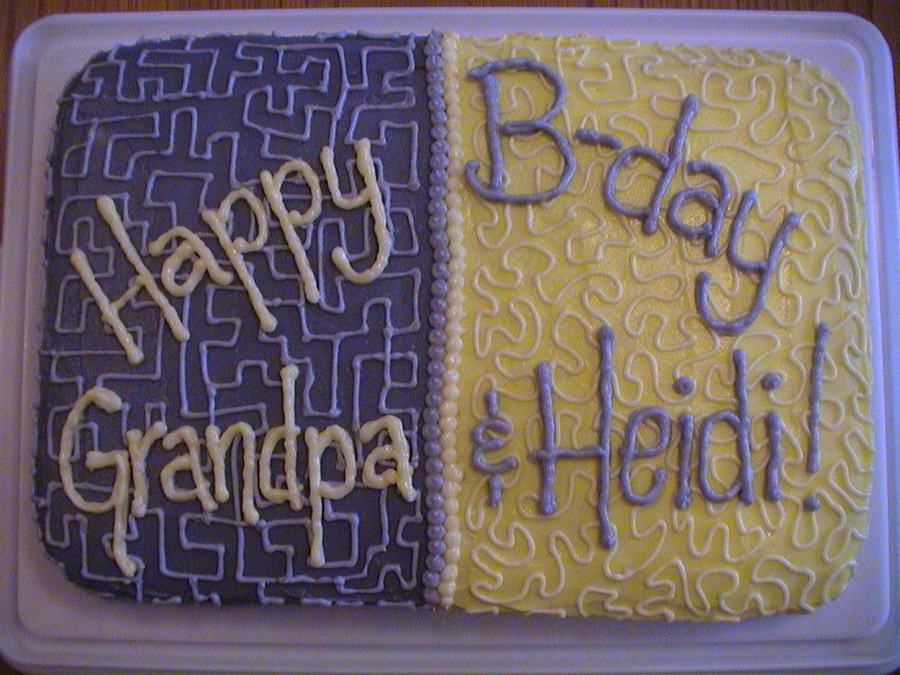 Two-Person Birthday Cake - CakeCentral.com