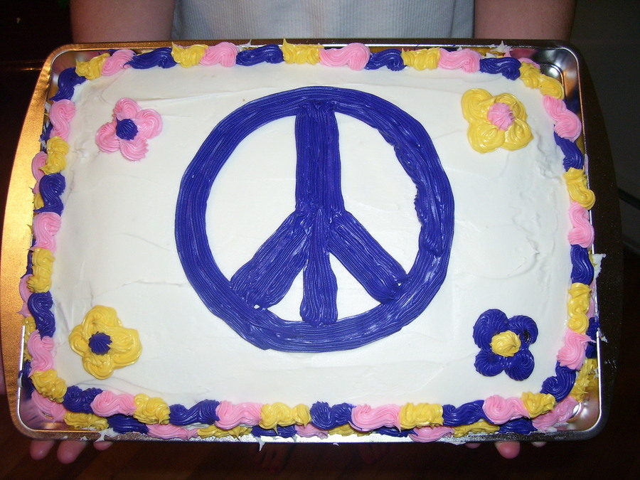 Peace Cake - CakeCentral.com