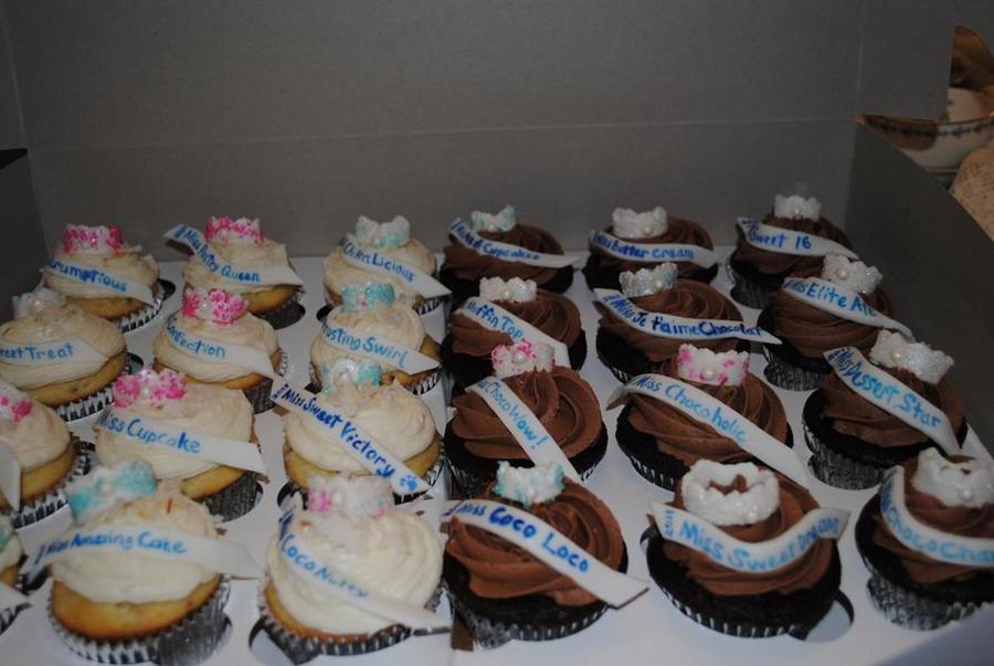 Pageant Cupcakes - CakeCentral.com