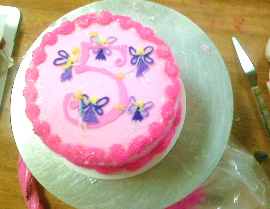 Six Inch Round Pixie Cake - CakeCentral.com