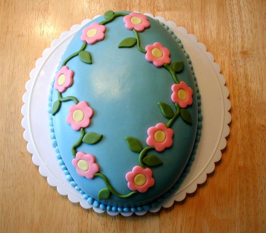 Easter Egg Cake - CakeCentral.com