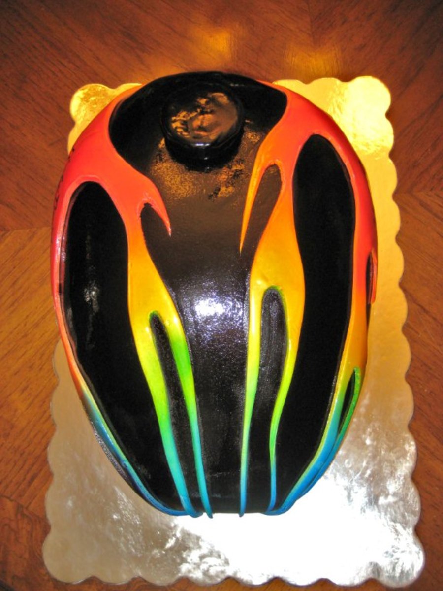 Harley Davidson Gas Tank - CakeCentral.com
