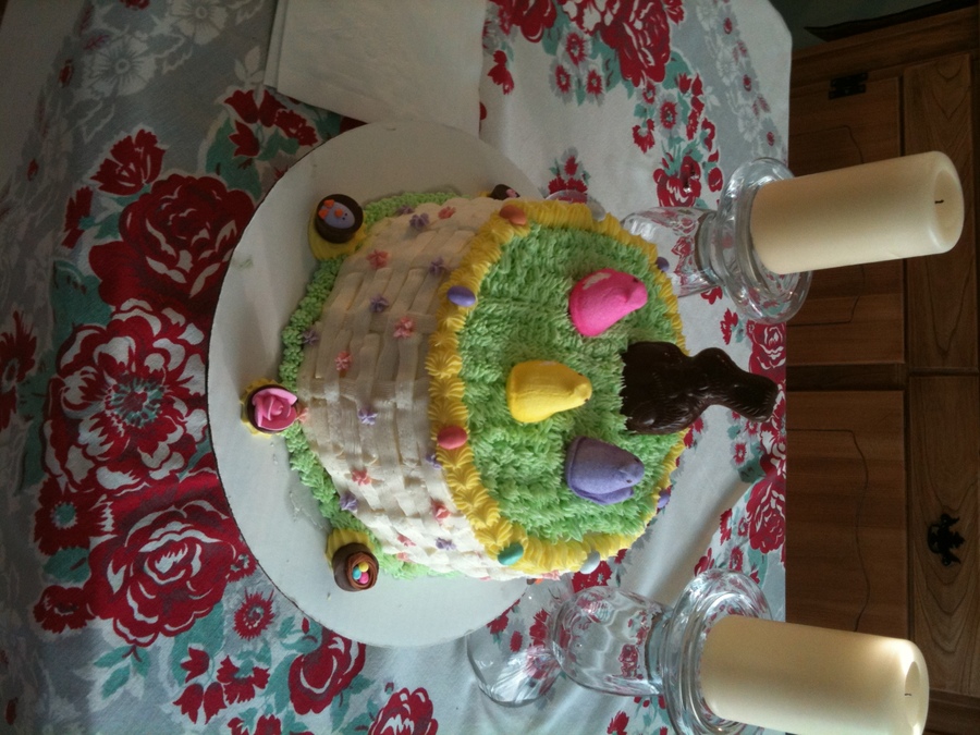 Easter Basket Cake - CakeCentral.com