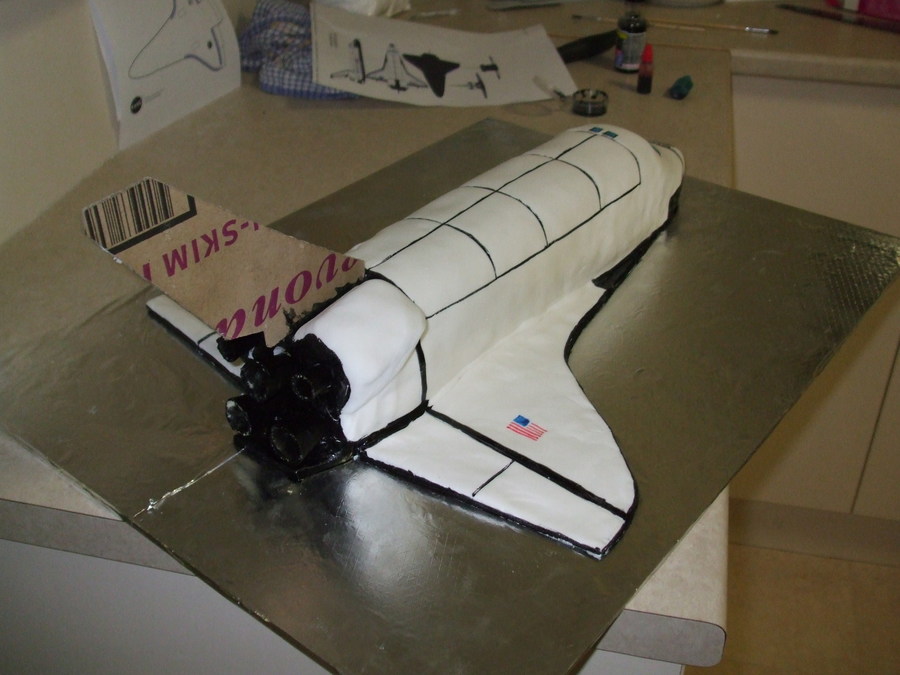 Space Shuttle Cake - CakeCentral.com