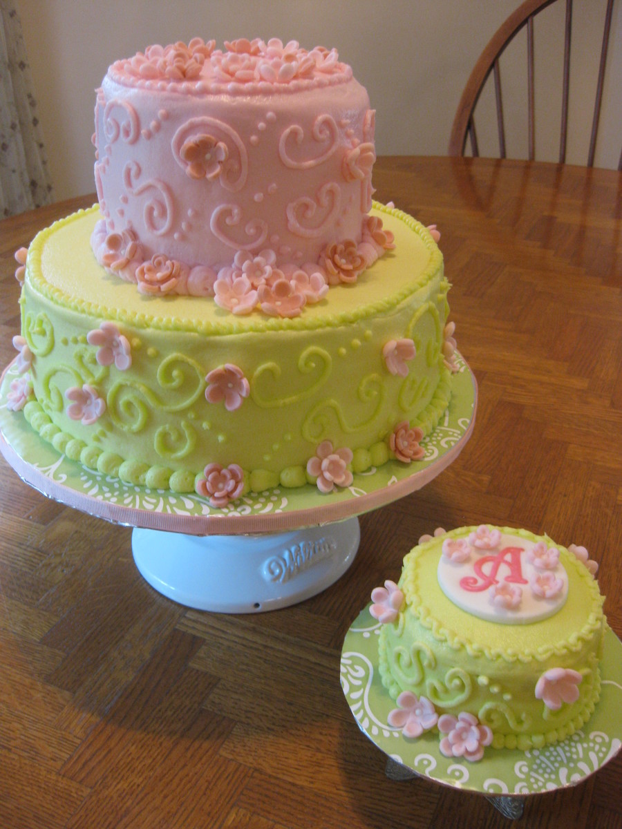 Ava's First Birthday Cake - CakeCentral.com