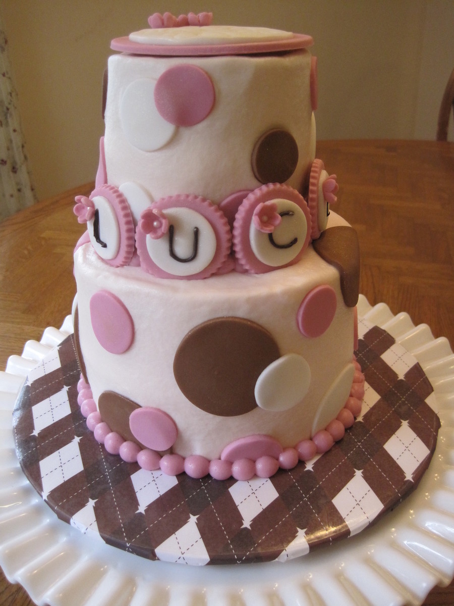 Miniature Two Tier Birthday Cake - CakeCentral.com
