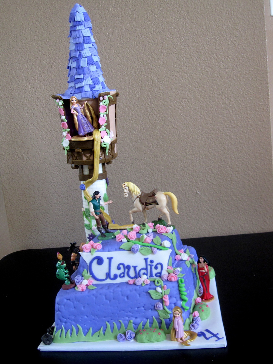 Disney Tangled/rapunzel Cake - CakeCentral.com