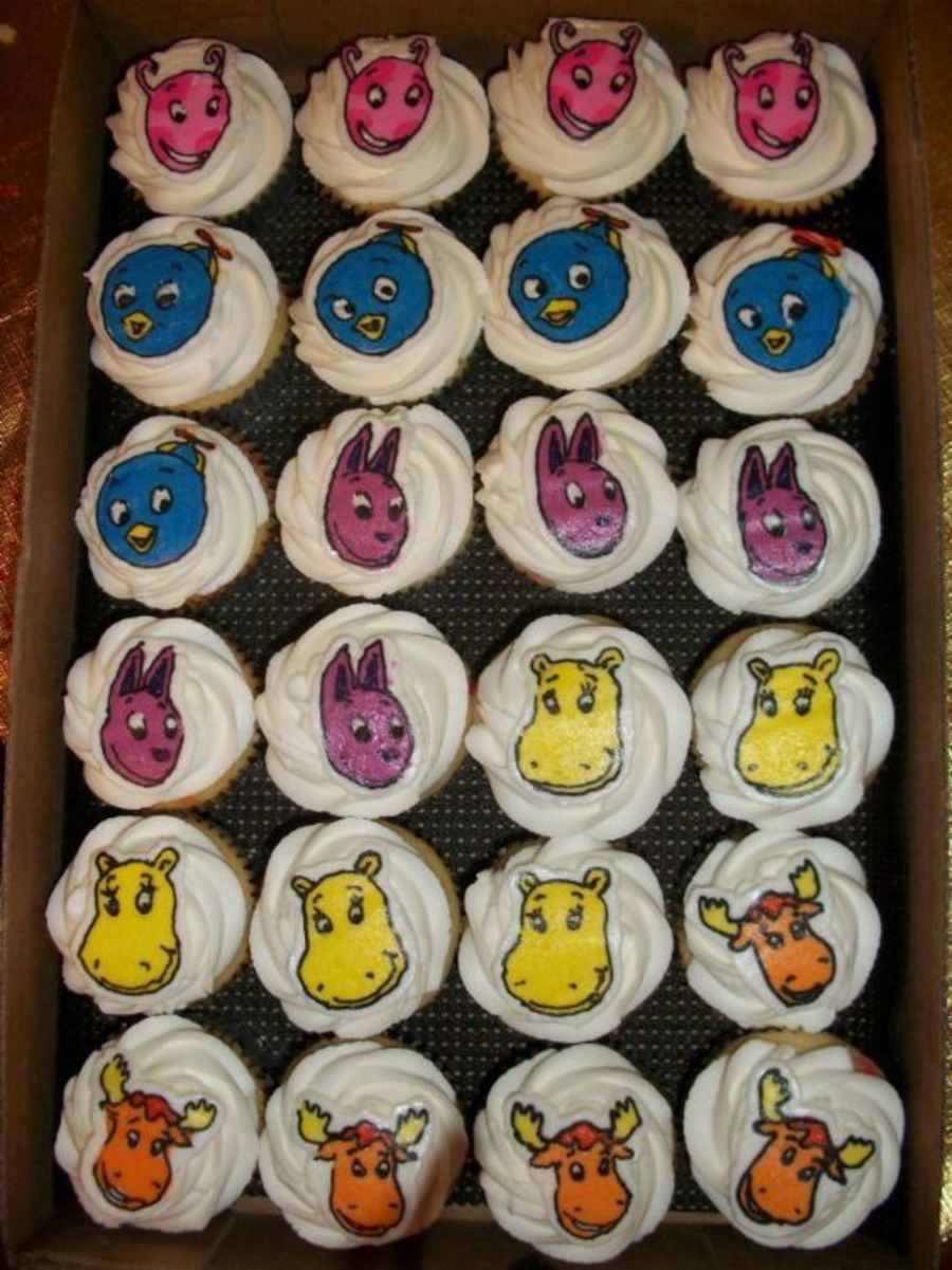 Backyardigans Cupcakes - CakeCentral.com