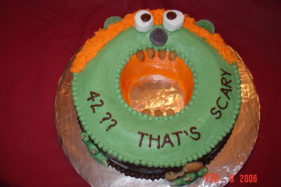 Scary Monster Cake - CakeCentral.com